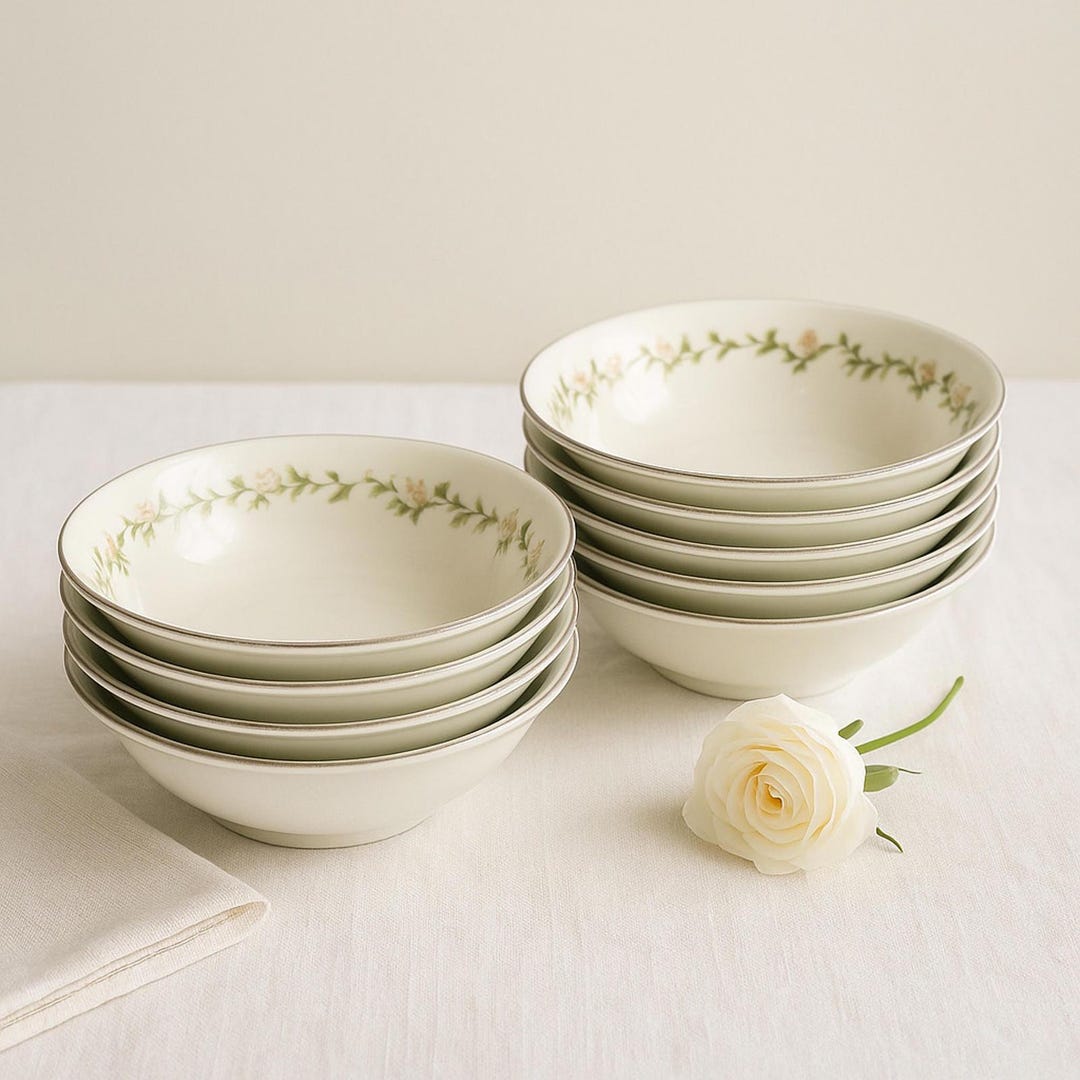Sheffield Japan 1980s Elegance Set 9 Fine China Fruit/dessert Bowls, 5 ...