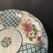 L M Royal Halsey Japan Vintage 1950’s Fine China Lustre Green Checkers ...