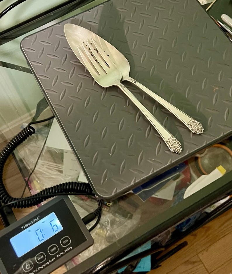 Rogers Deluxe Plate USA 1930s Precious Silverplate Dessert Server ...