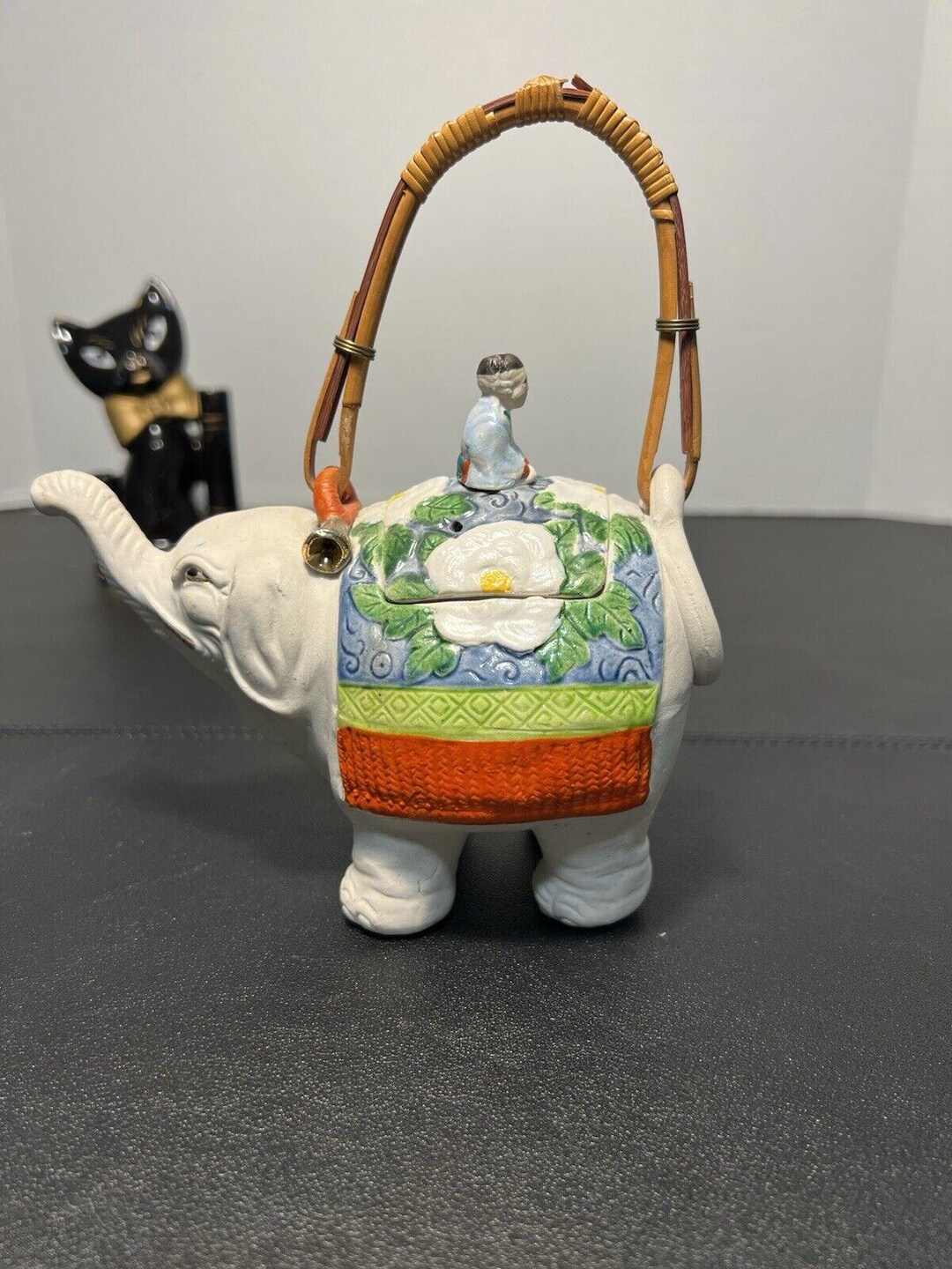 Vintage 1920s Banko Ware Elephant Teapot With Rider DAMAGED - Etsy