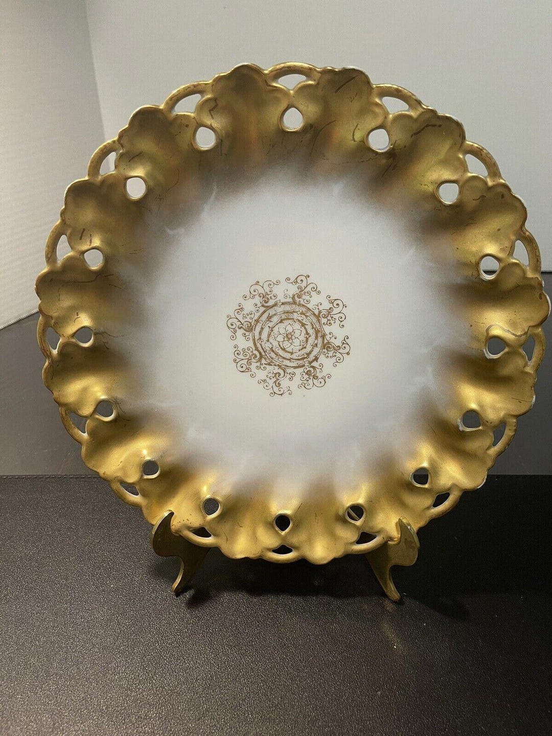 WG Guerin Limoges France Antique 1891 to 1900 Reticulated Gold Trim ...