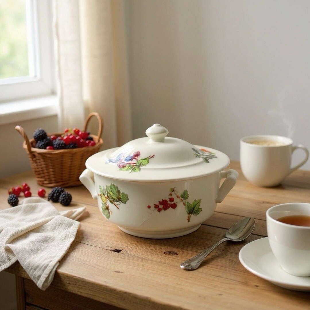 Apilco France 1980s Porcelain Individual Casserole With Lid, 4.5x4” - Etsy