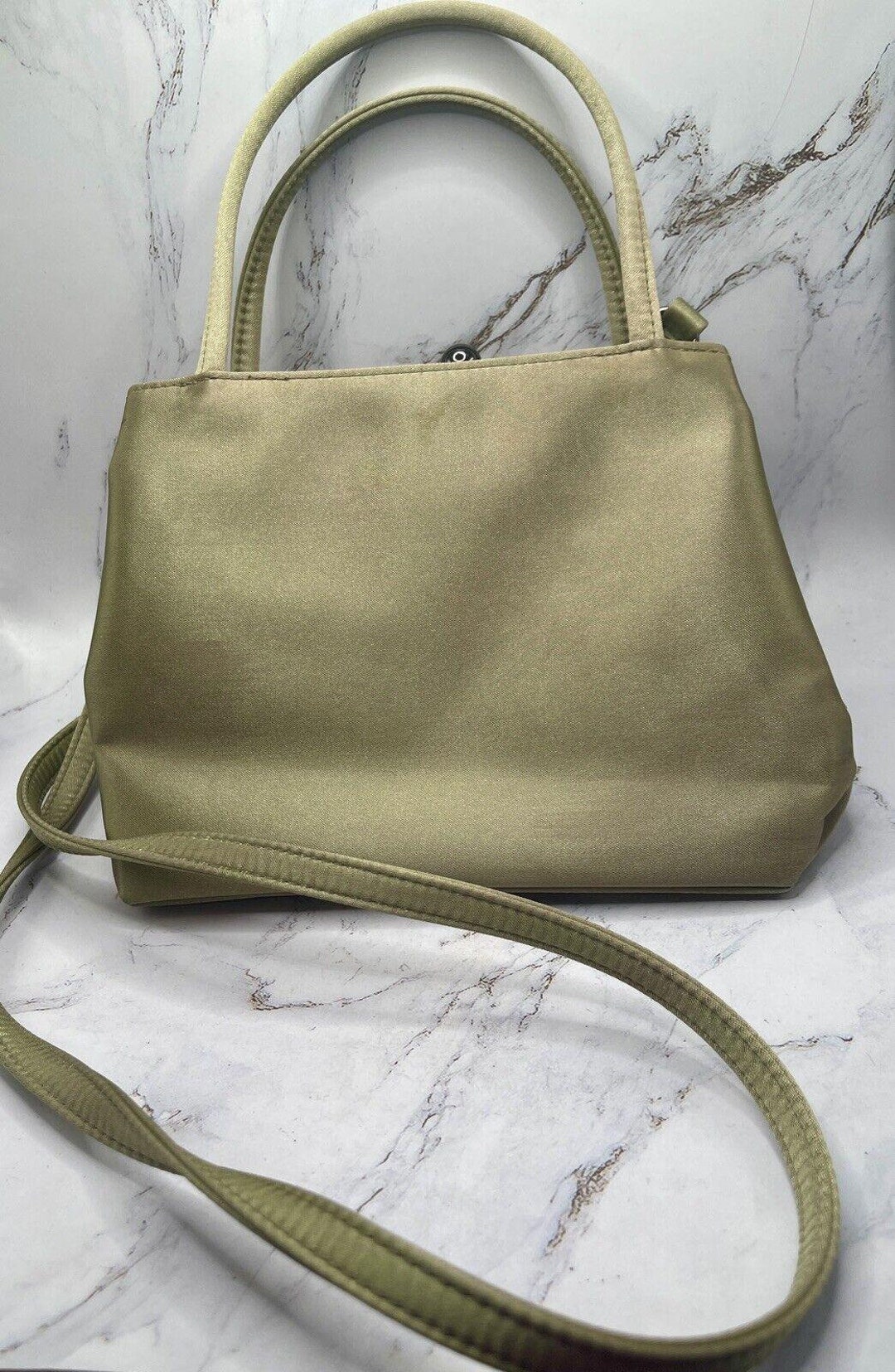 Amanda Smith Vintage Small Gold Crossbody Purse Handles Kiss Clasp - Etsy