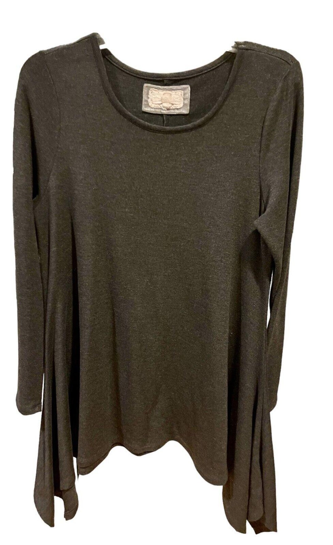Cupio Gray Warm and Cozy Asymmetrical Tunic, Size L - Etsy