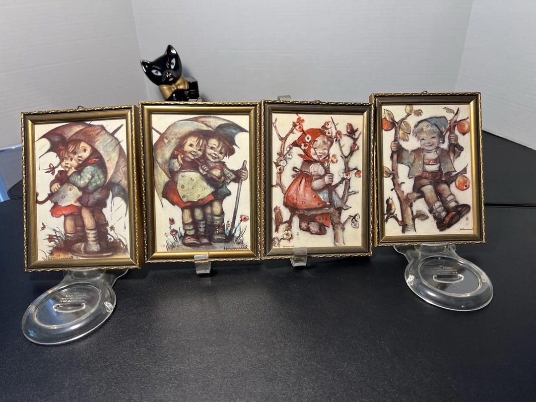 Hummel Vintage 1943 Set of 4 Display/wall Prints Original Frames - Etsy