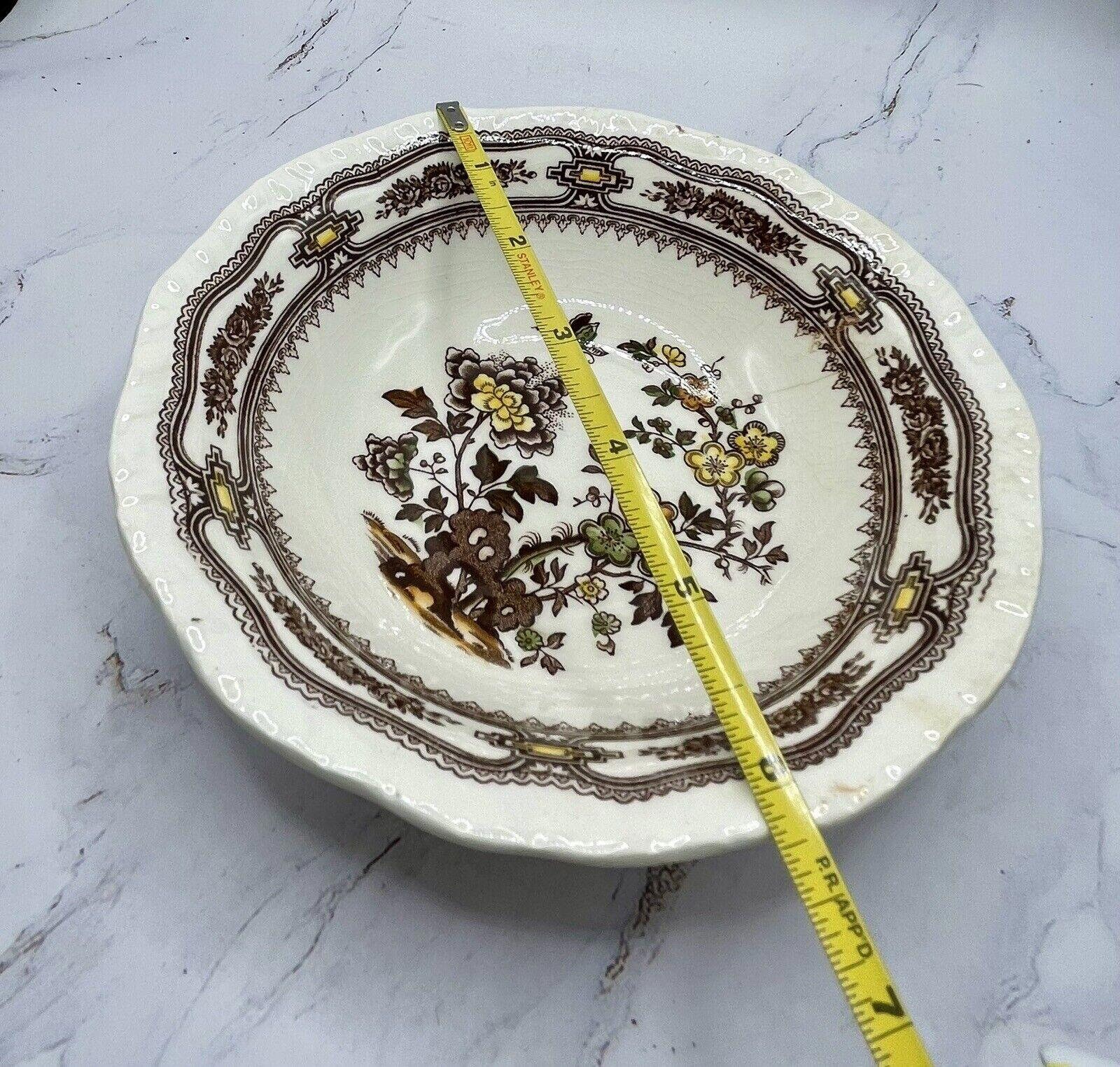 Antique Mason’s Patent Ironstone “manchu Brown" England Set of 6 ...