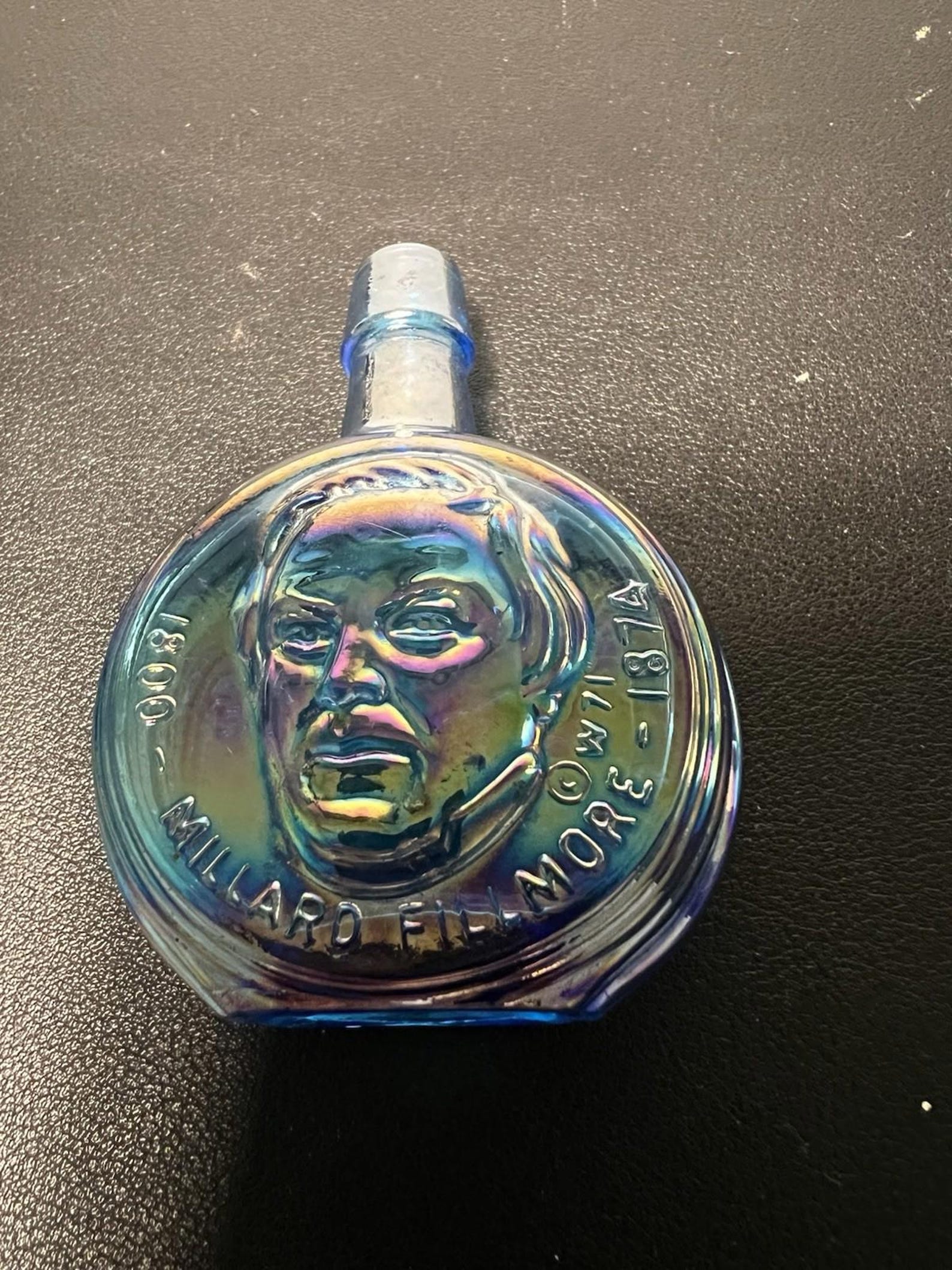 Wheaton 1970s Presidential Series Millard Fillmore Blue Iridescent ...