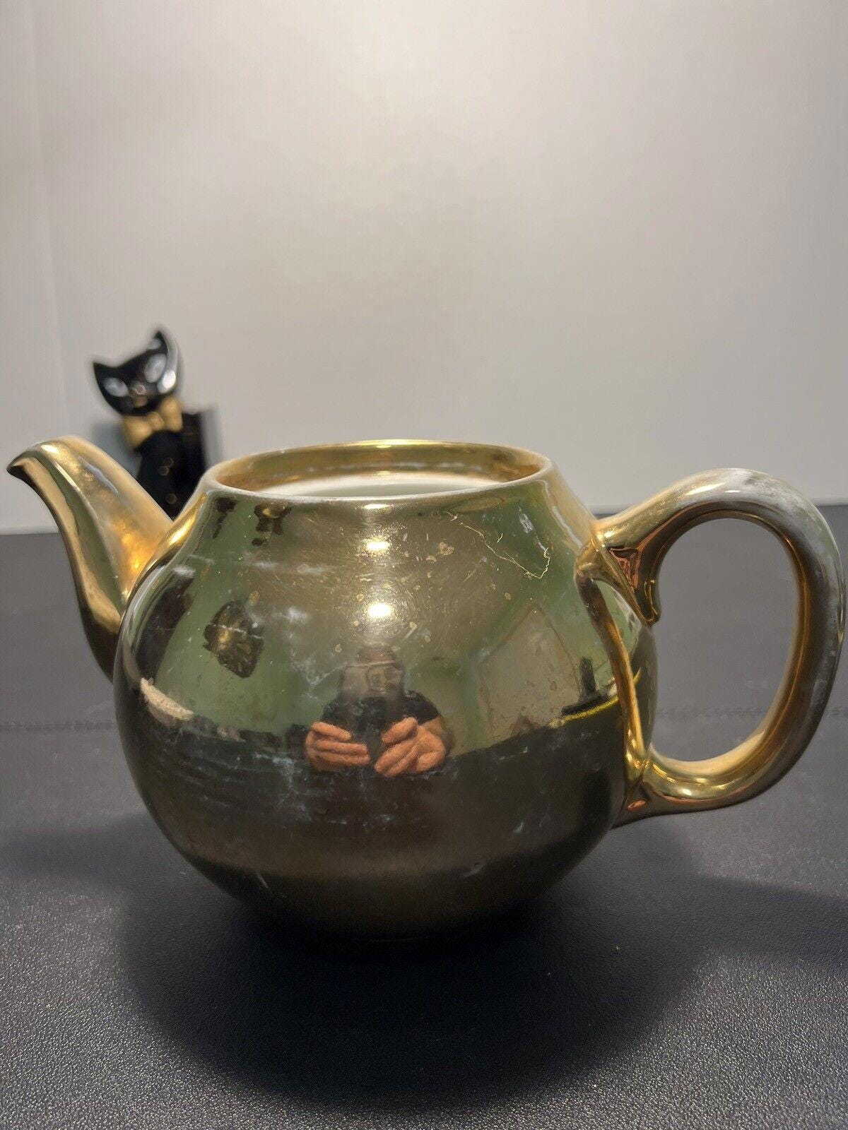 Royal Worcester Vintage 1950s Small Fireproof Evesham Gold Lustre ...