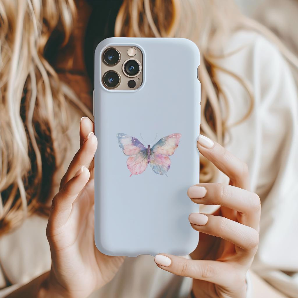 Pastel Rainbow Butterfly Clipart Set | Watercolor Butterfly Pngs | Soft ...
