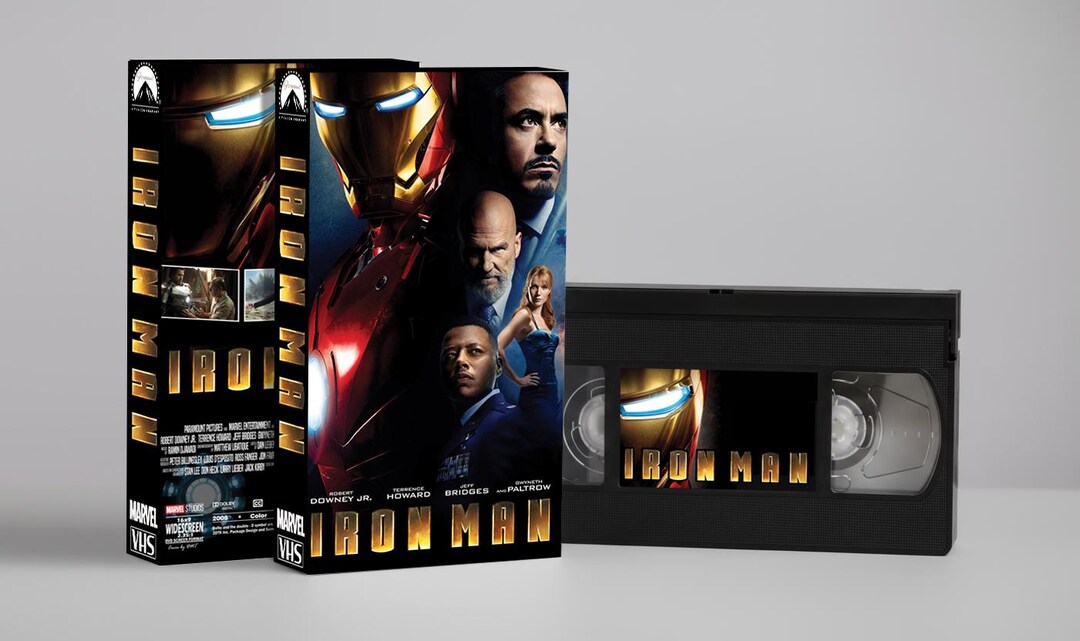 Iron Man Custom CUSTOM VHS Tape - Retro Movie Decor - Etsy