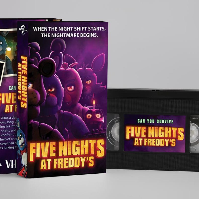 Five Nights at Freddy's Vhs Tape - Etsy