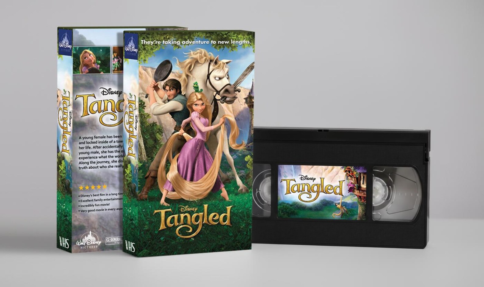 Tangled CUSTOM VHS Tape – Retro Movie Collector's Item - Etsy