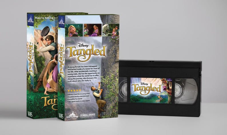 Tangled CUSTOM VHS Tape – Retro Movie Collector's Item - Etsy