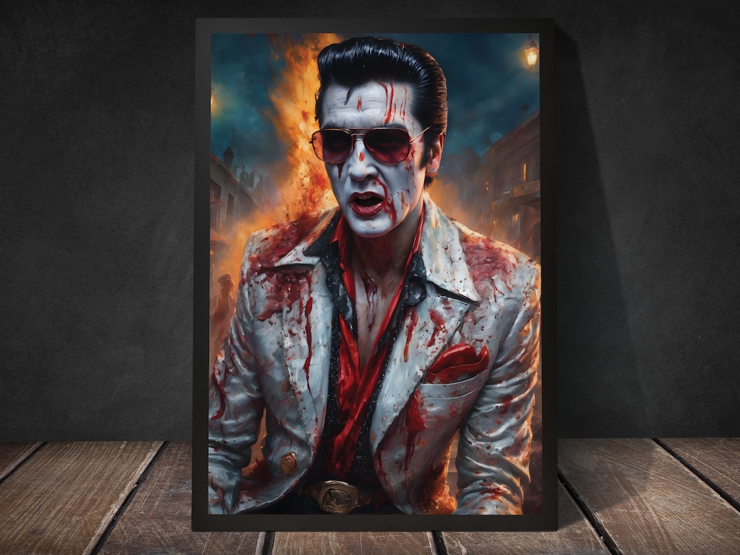 Zombie Elvis Custom Wall Art High Resolution Digital File Download ...