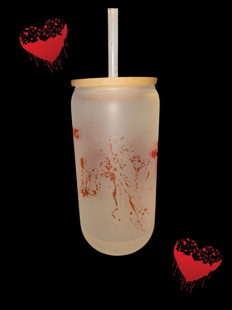 Terrifier- Art the Clown - Terrifying Love Horror Glass Tumbler - Etsy