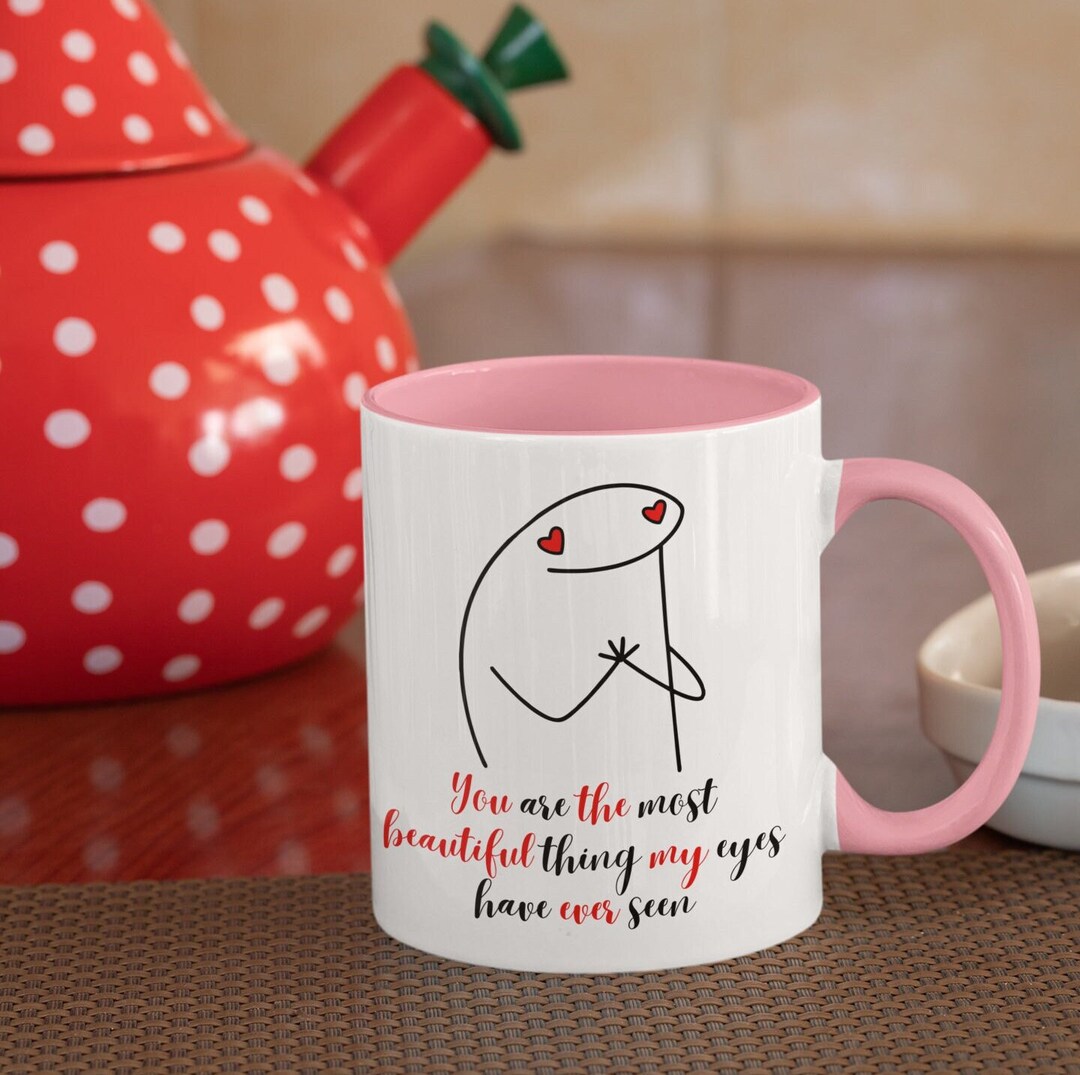 Flork Ceramic Mug Valentines Day Mug Flork Mug I Love You You Are My ...