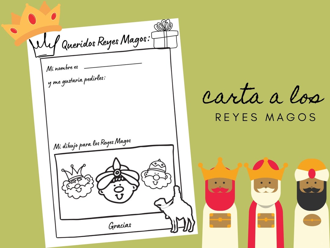 Carta a Los Reyes Magos spanish Christmas Activities - Etsy