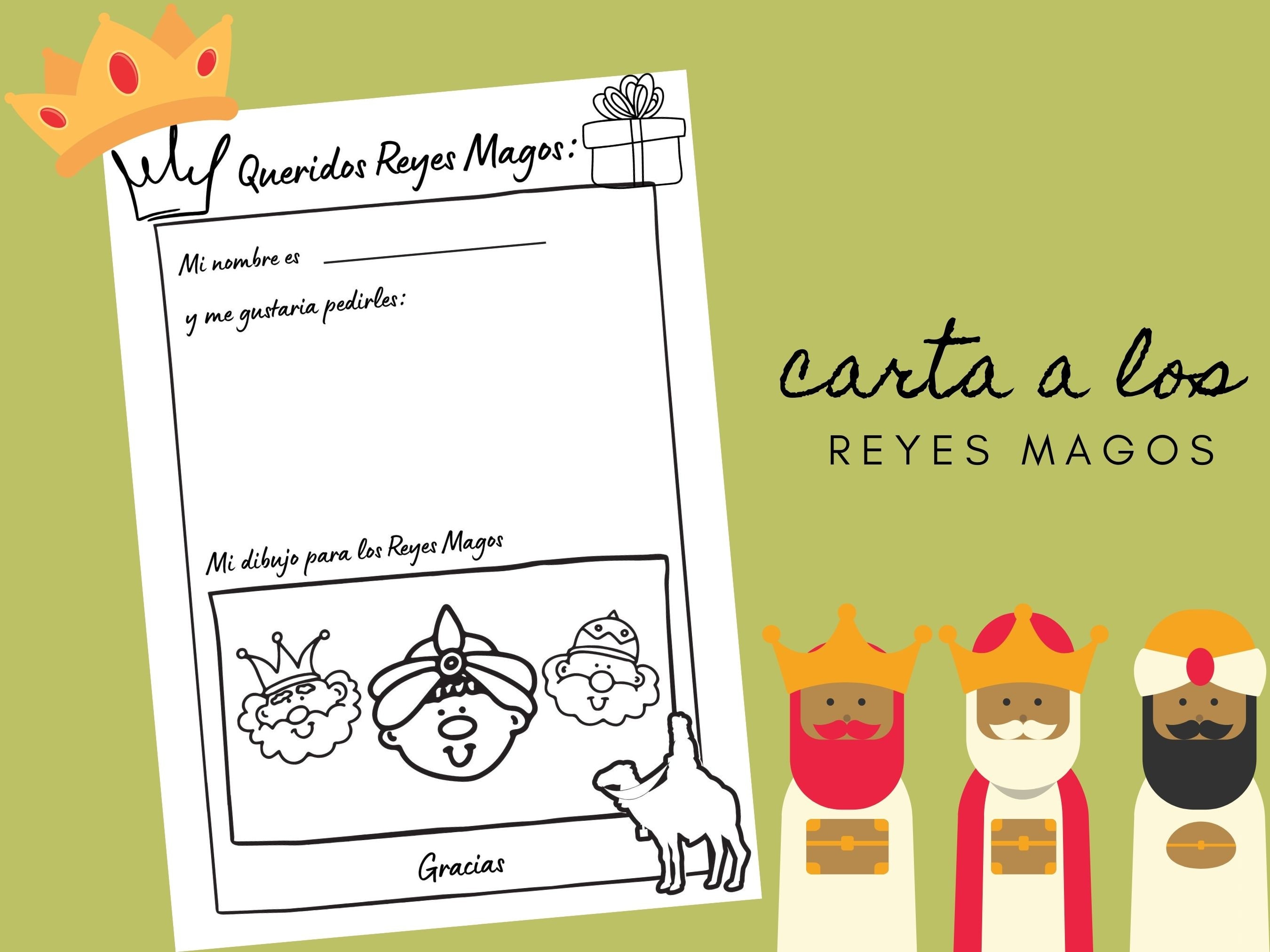 Carta a Los Reyes Magos spanish Christmas Activities - Etsy