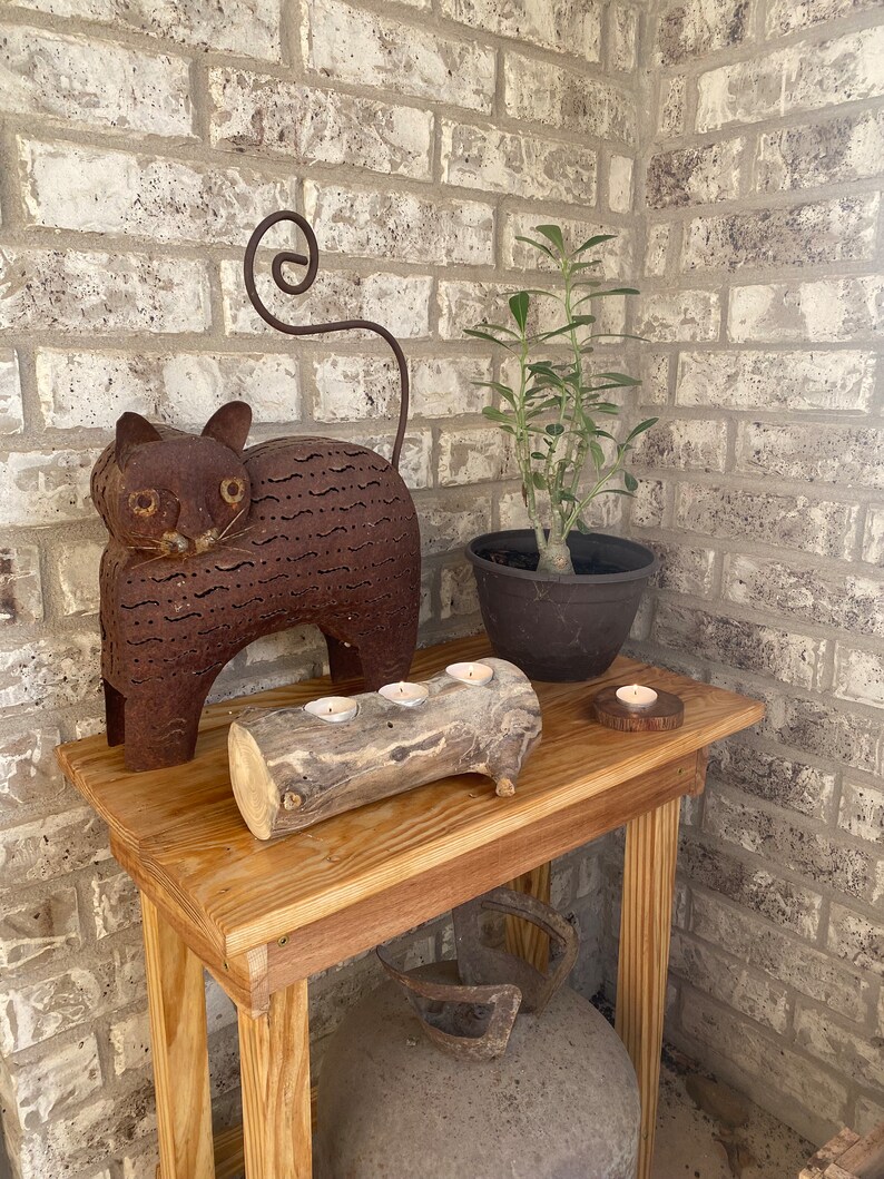 Rustic Candle Holders, Rustic Candle, Rustic, Log Candle, Live Wood ...