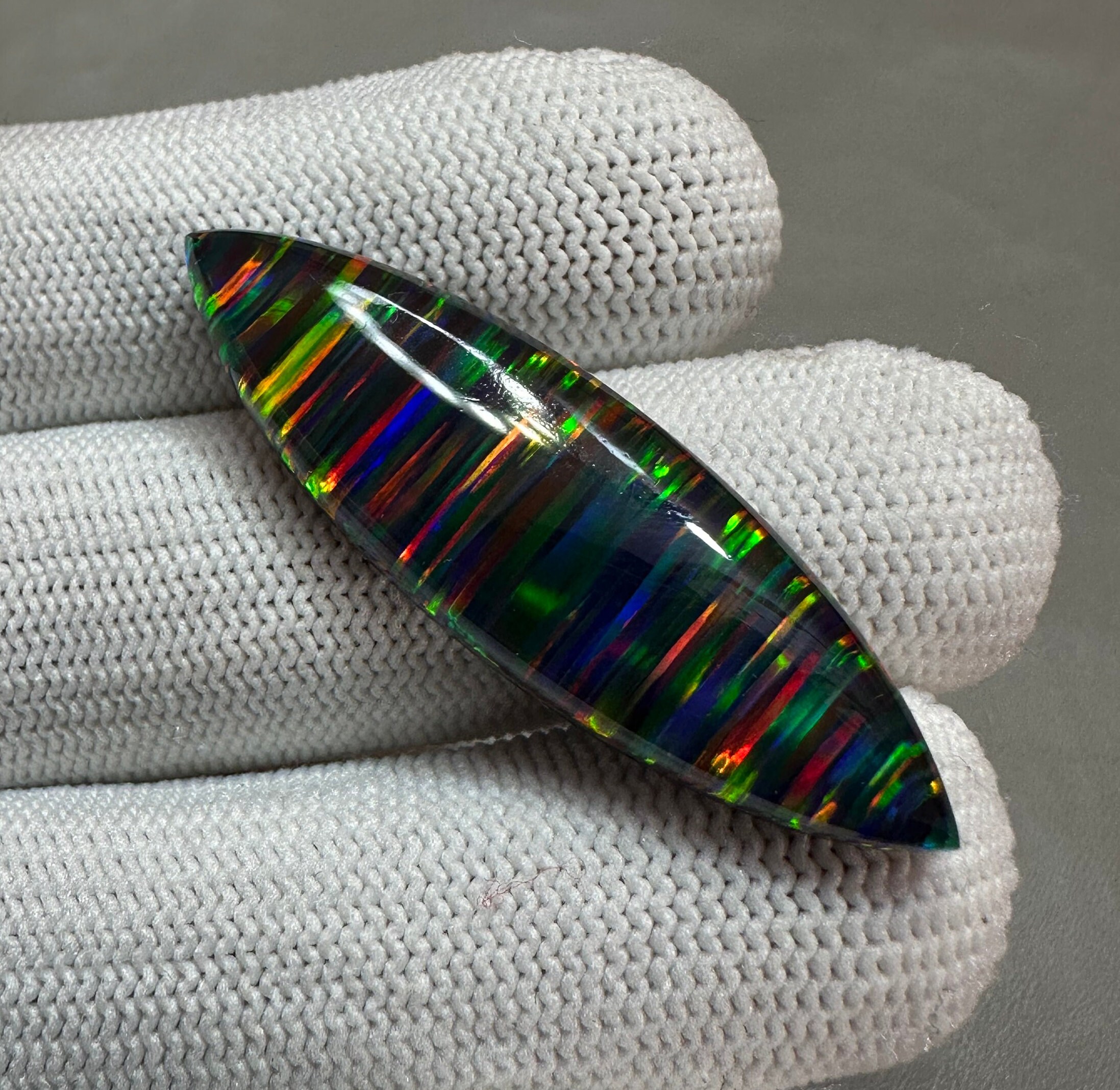 Top Quality Black Aurora Opal Cabochon Welo Fire Opal Gilson Aurora ...