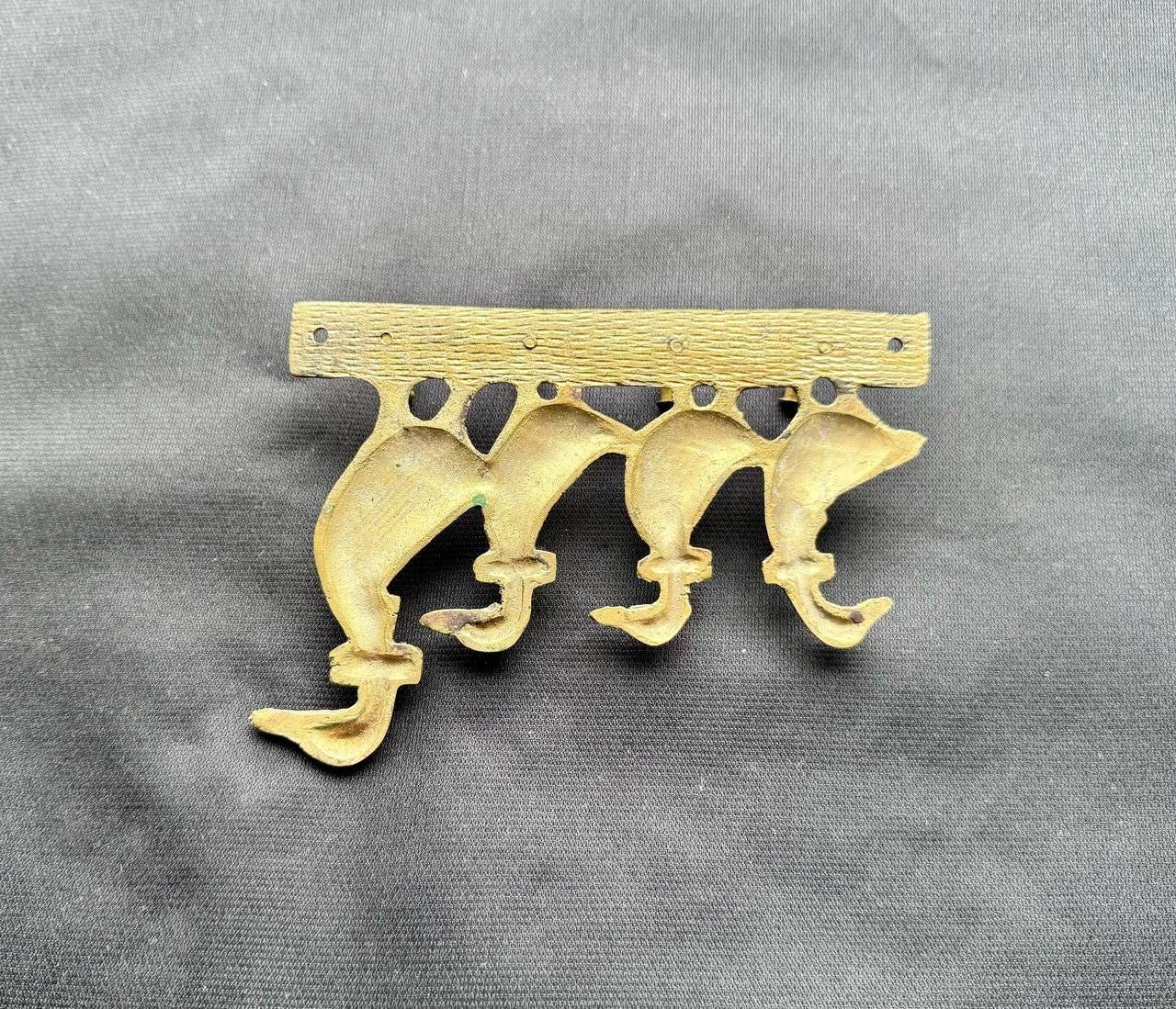 Vintage Duck Key Holder - Brass Goose Vintage Key Holder - Brass Duck ...