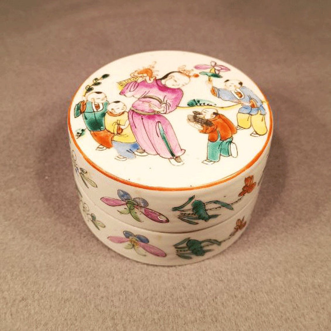 Chinese Porcelain Stacking Box. Qing Period, 19th Century. - Etsy