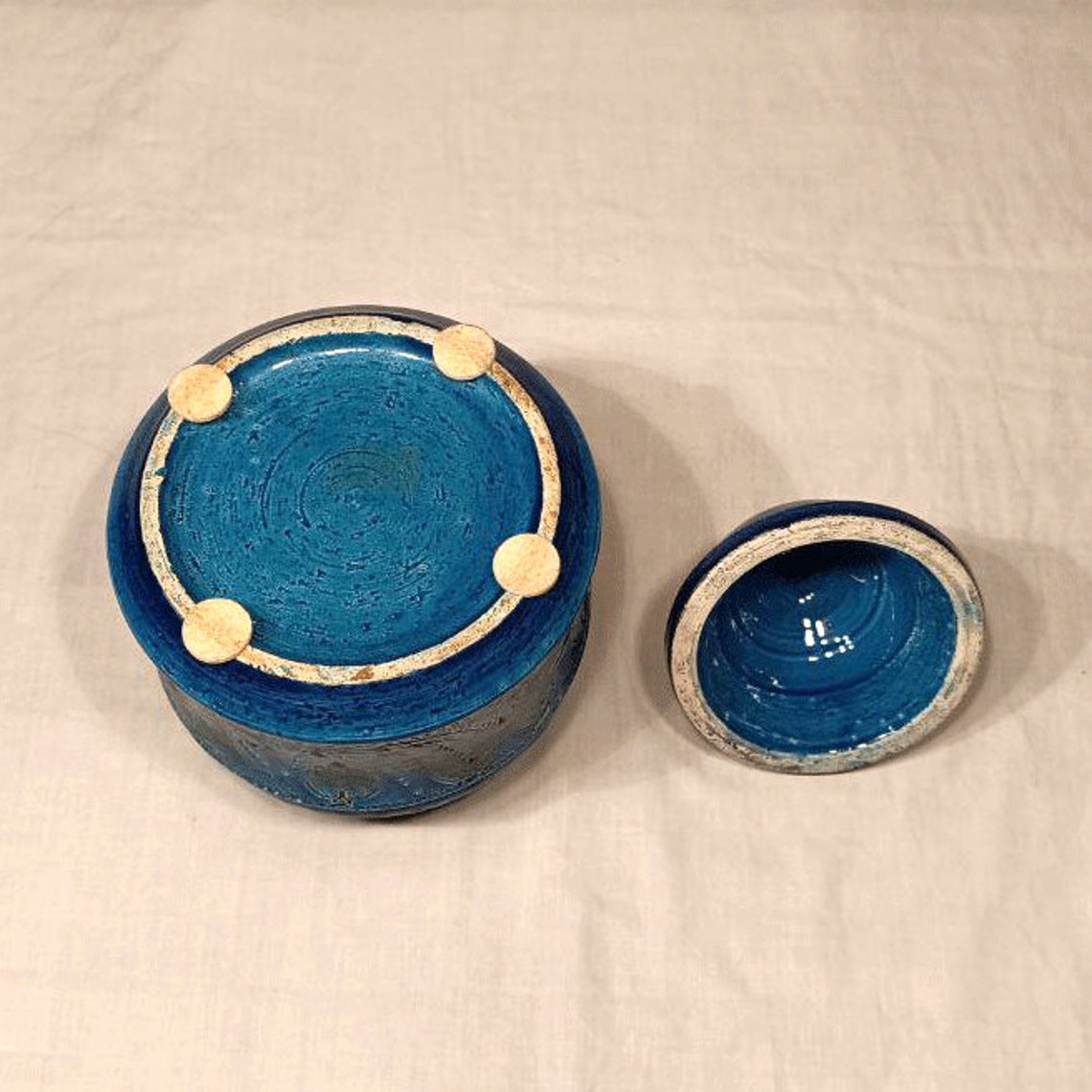 Bitossi for Rosenthal Netter Blue Paisley Ginger Jar - Etsy