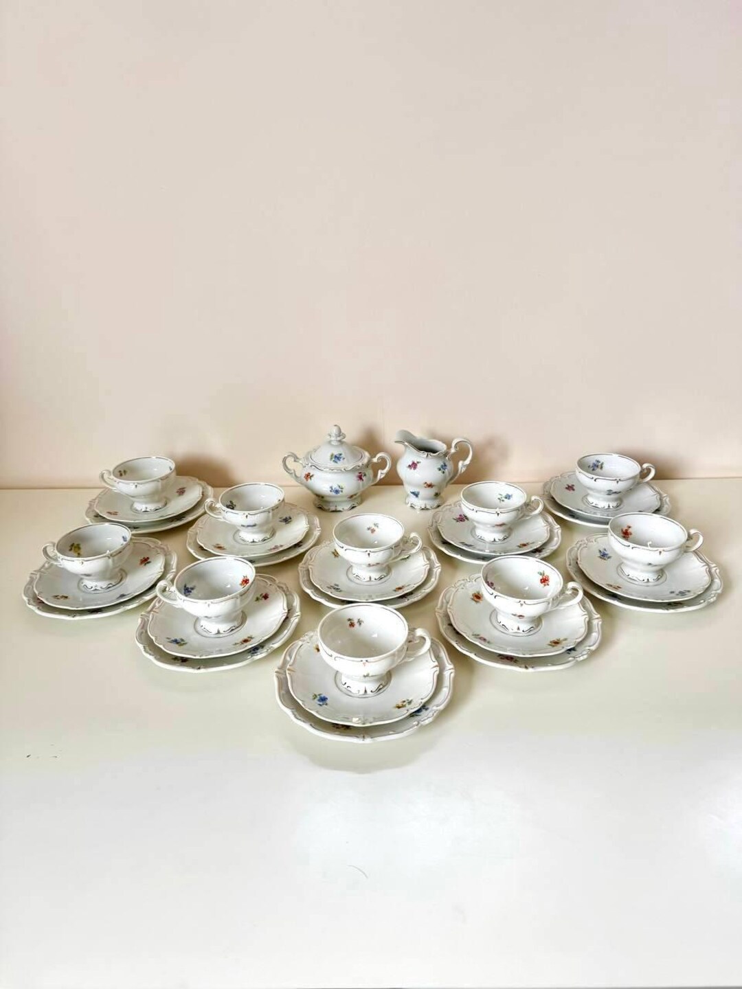 Weimar Porzellan Katharina Vintage German Porcelain 41 Pieces. - Etsy