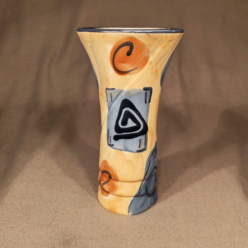 Mary Rose Young Hausenware Multicolored Vase - Etsy UK