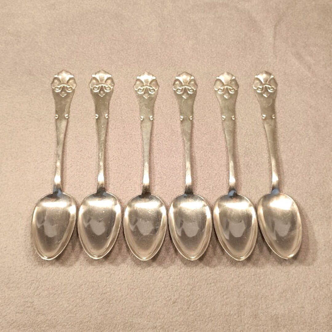 Danish Silver Spoons 830S With Master's Mark 1905 1930 Six Pieces. - Etsy