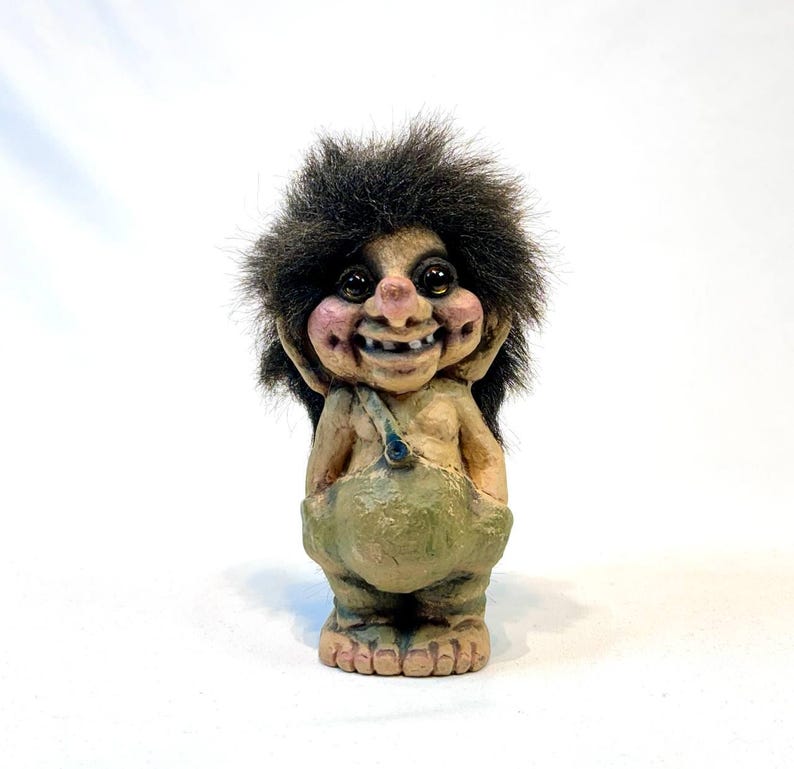 Vintage Troll Norwegian Ny Form, Scandinavian Folk Art - Nordic Figure ...