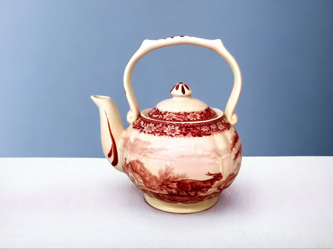 Vintage Teapot in English Style. - Etsy