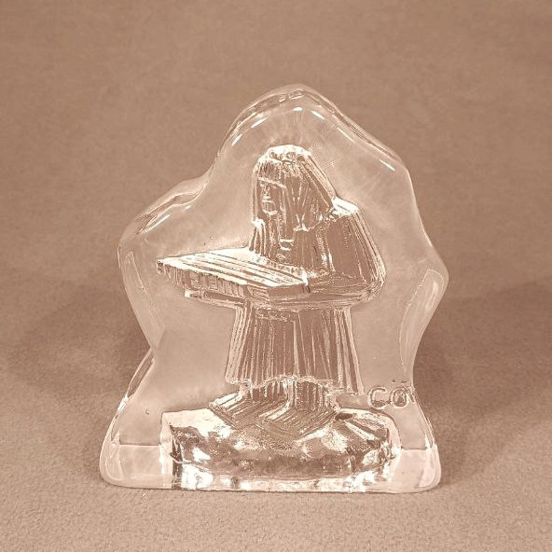 Swedish Art Glass Troll Sculpture, JEMA Glasbruk Paperweight - Etsy