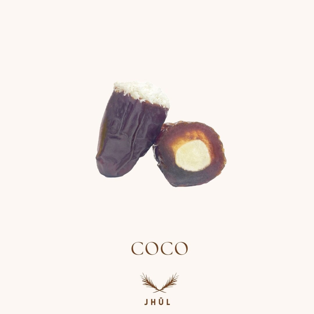 Coconut Stuffed Date - Pack of 3 Dates - Etsy