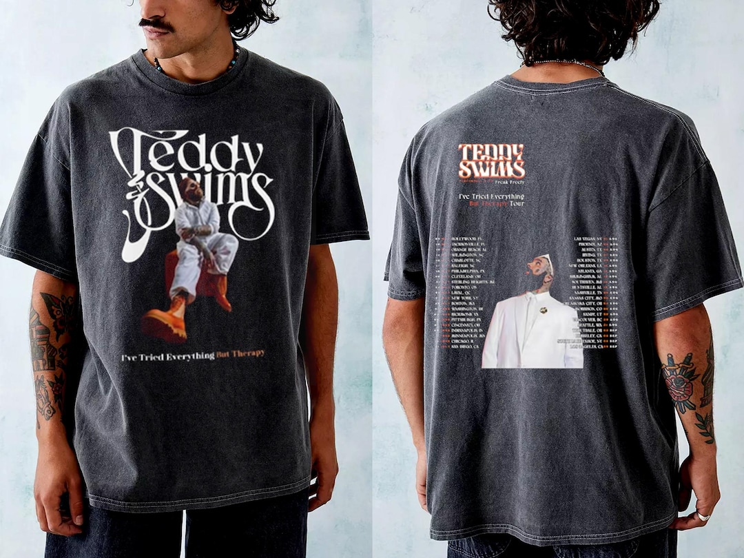 Teddy Swims Graphic Shirt, Teddy Swims Tour 2025 T-shirt, Teddy Swims ...
