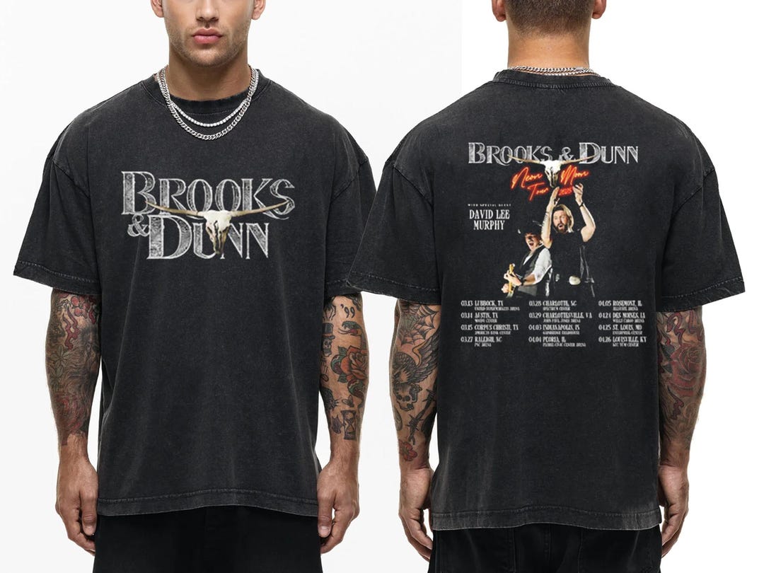 2025 Brooks and Dunn Neon Moon Tour Shirt, Brooks & Dunn Merch, Brooks ...