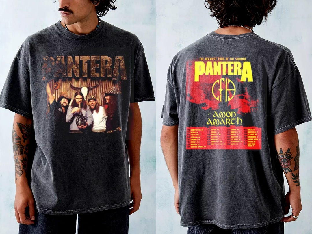 2025 Pantera the Heaviest Tour of the Summer Shirt, Pantera 2025 ...