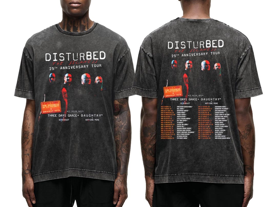 Disturbed the Sickness 25th Anniversary Tour 2025 Shirt, the Sickness ...