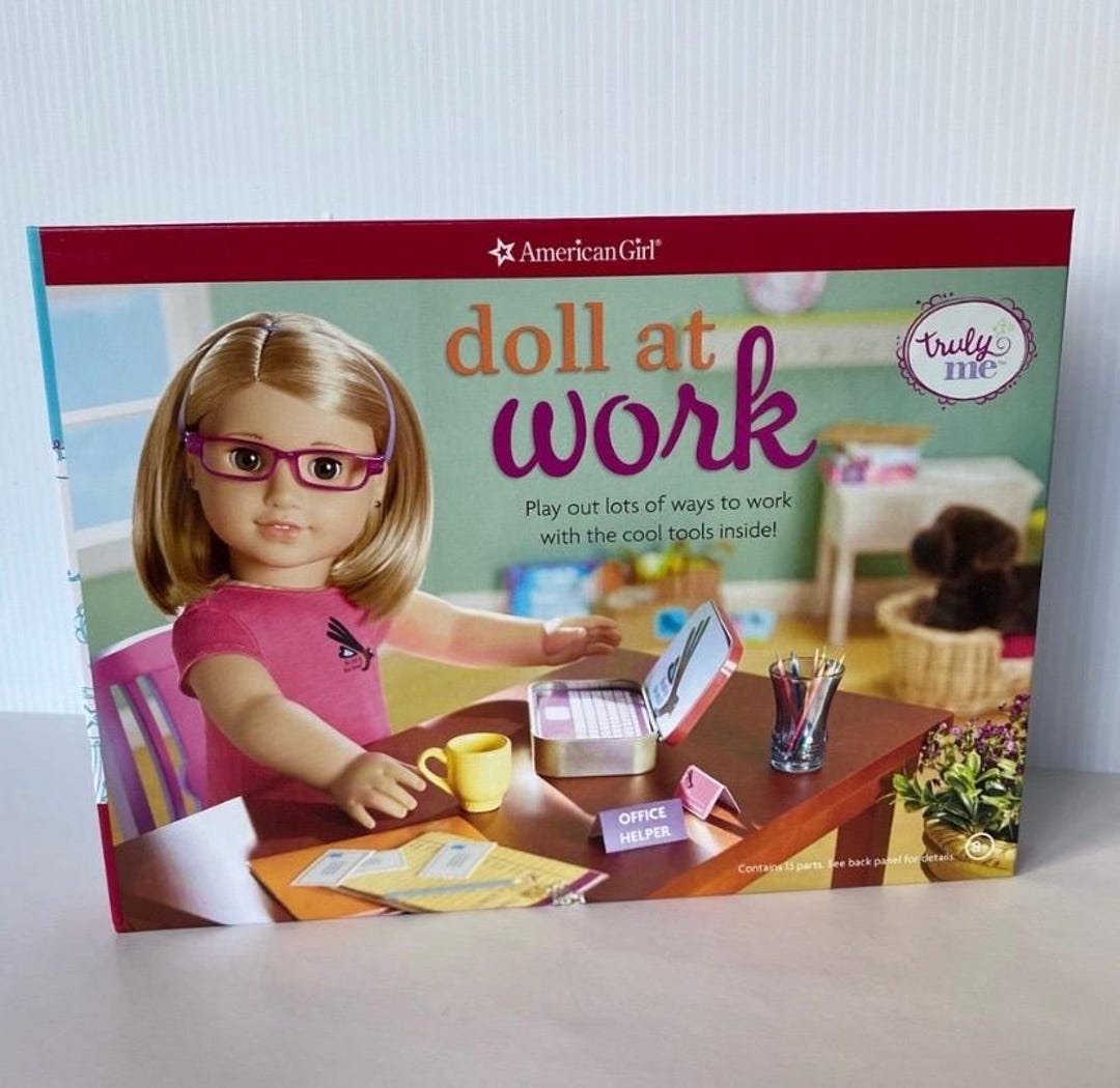 American Girl Truly Me doll at Work Book and Supply Kit - Etsy