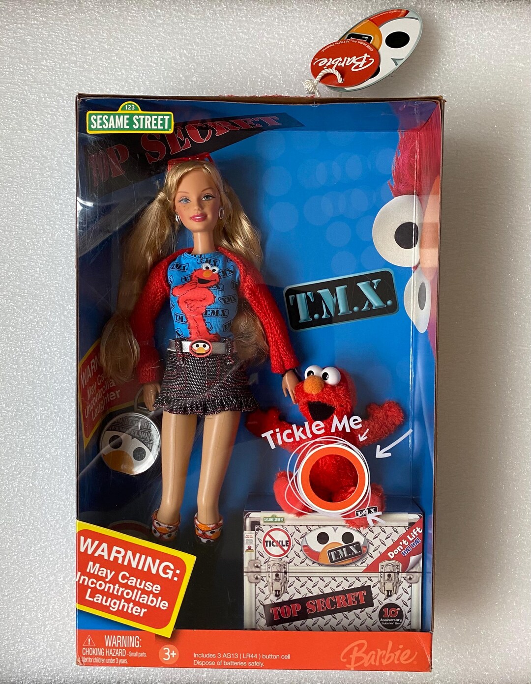 New in Box Sesame Street Barbie & Tickle Me Elmo Doll Set Mattel K5499 ...