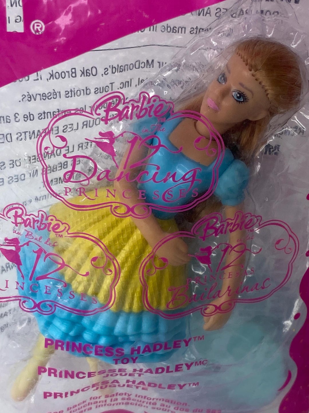 Barbie the 12 Dancing Princesses HADLEY Doll 2006 Mcdonalds Happy Meal ...