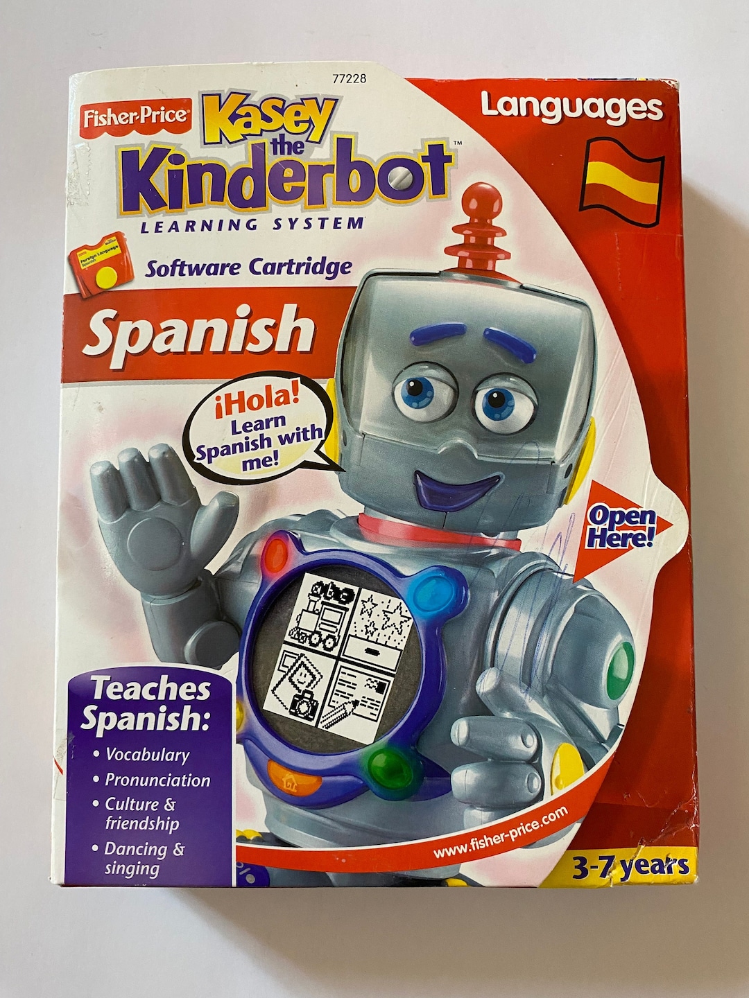 Vintage Fisher-price Kasey the Kinderbot Interactive Robot SPANISH ...