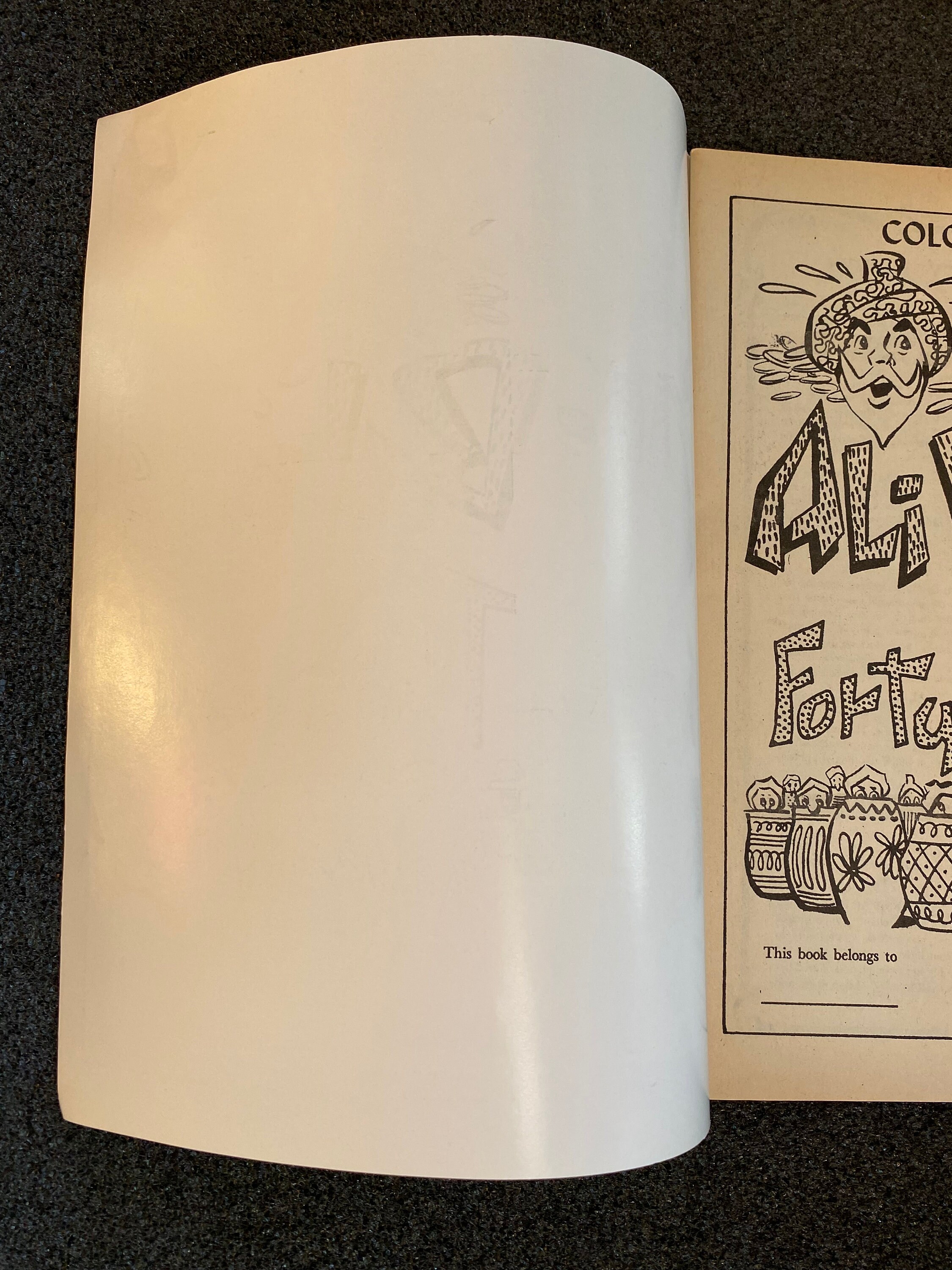 Vintage Color by Number ali Baba and the Forty - Etsy