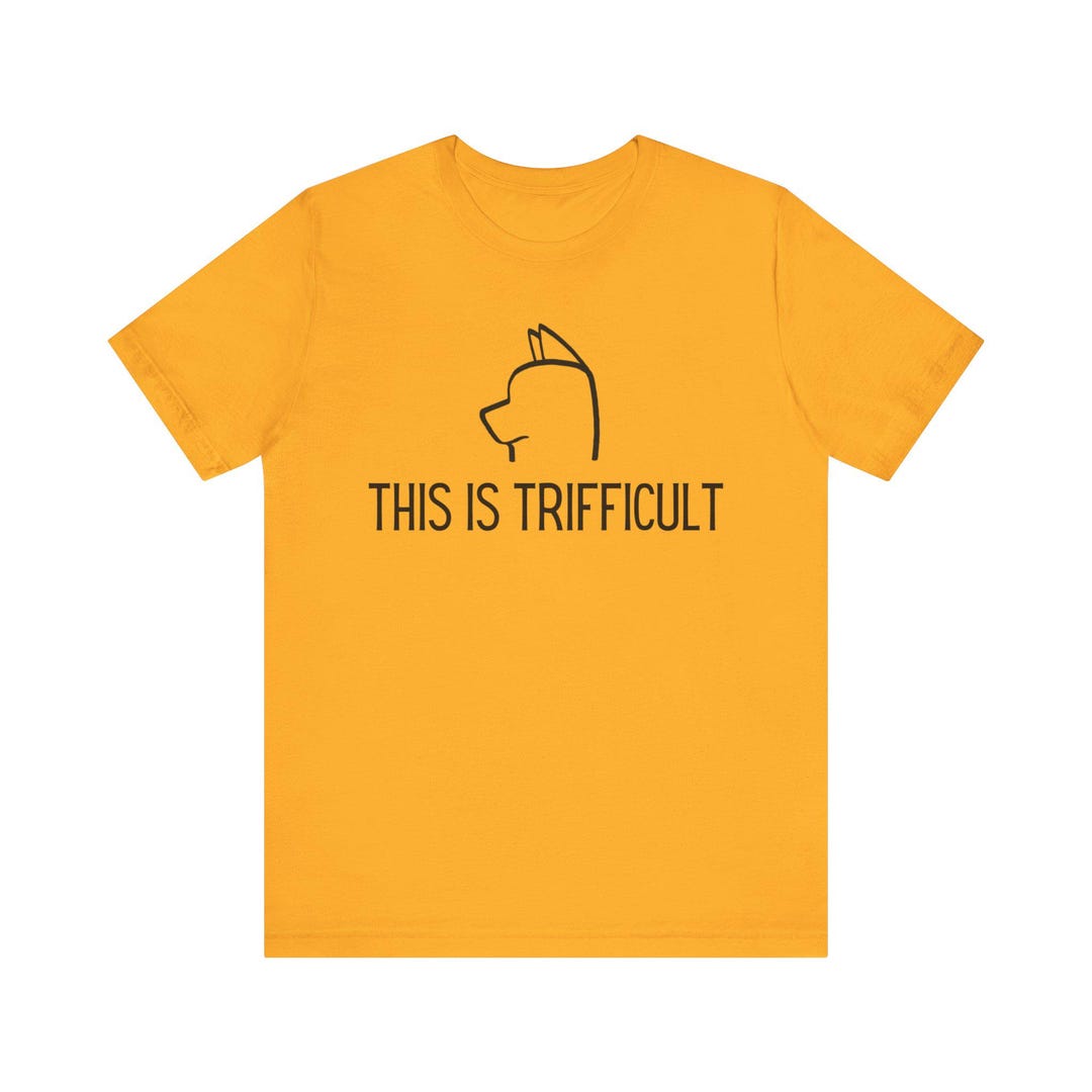 Bluey This is Trifficult Short Sleeve Tee - Etsy UK