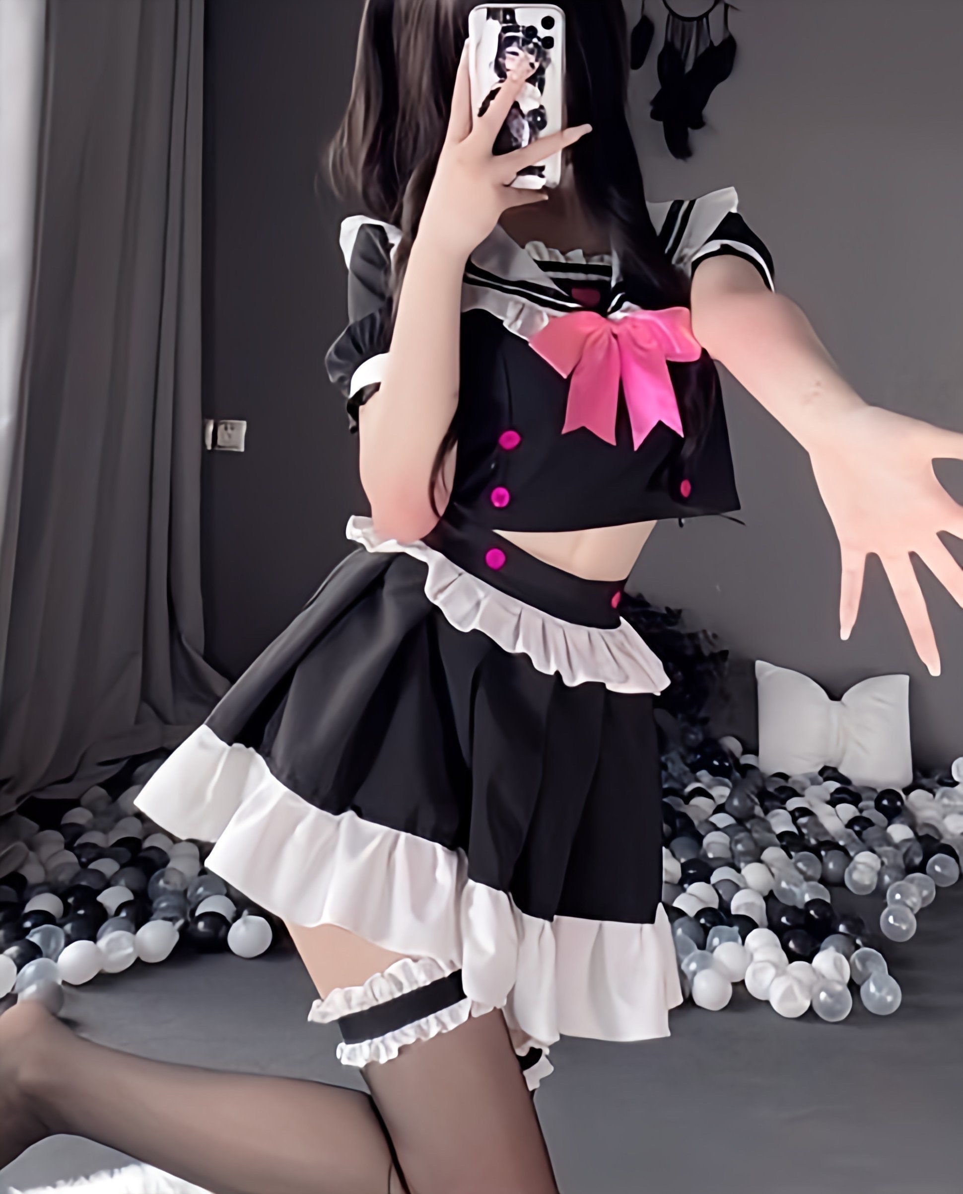 Maid Outfit anime Design, Cosplay for Women - Etsy
