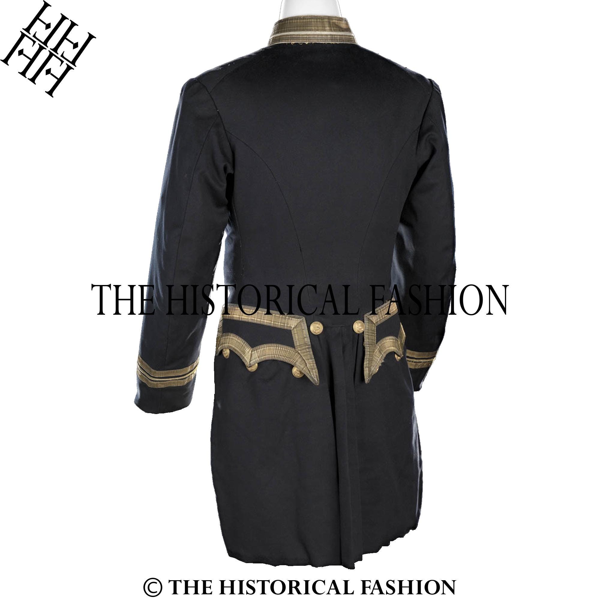 Royal Naval Wool Tailcoat: 1877 British Navy Uniform Jacket - Etsy
