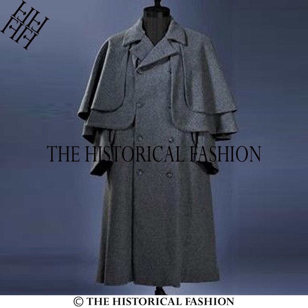 Grey Regency Greatcoat, Regency Gentleman Greatcoat, Garrick Greatcoat ...