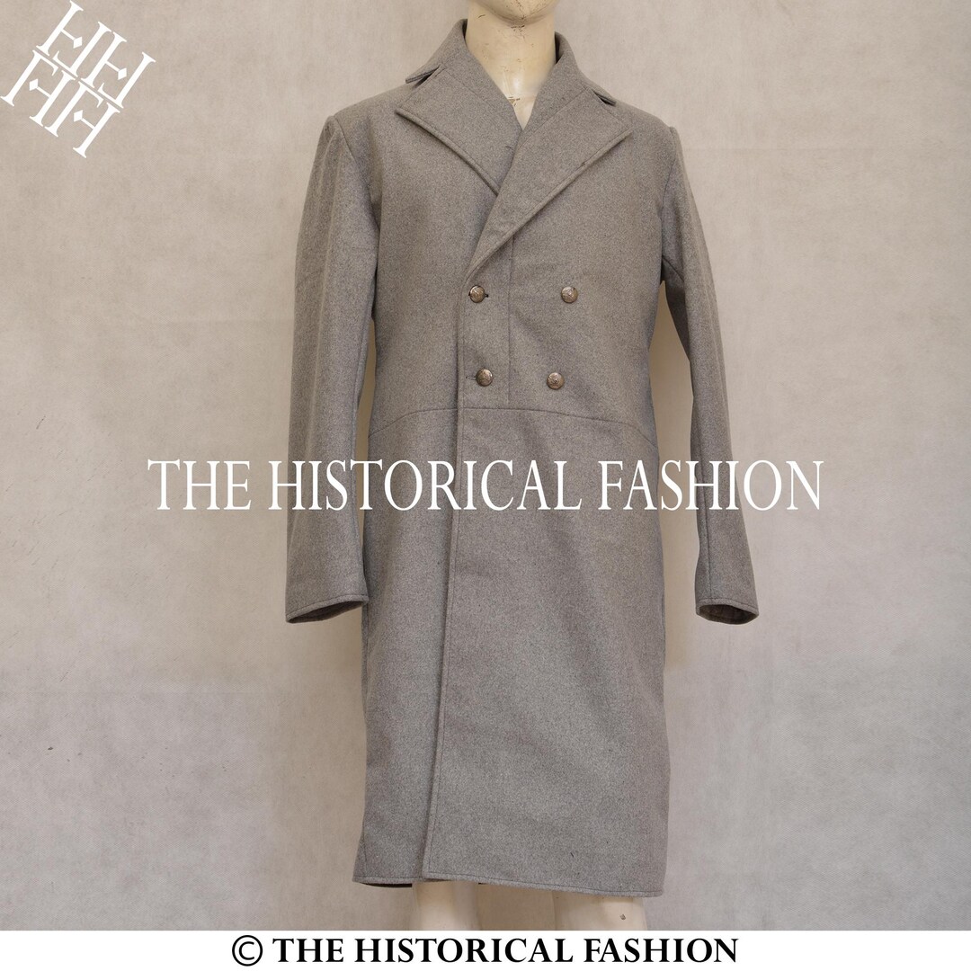 New Men Frock Coat, 18th Century Frock Coat, Military Frock Coat, David ...