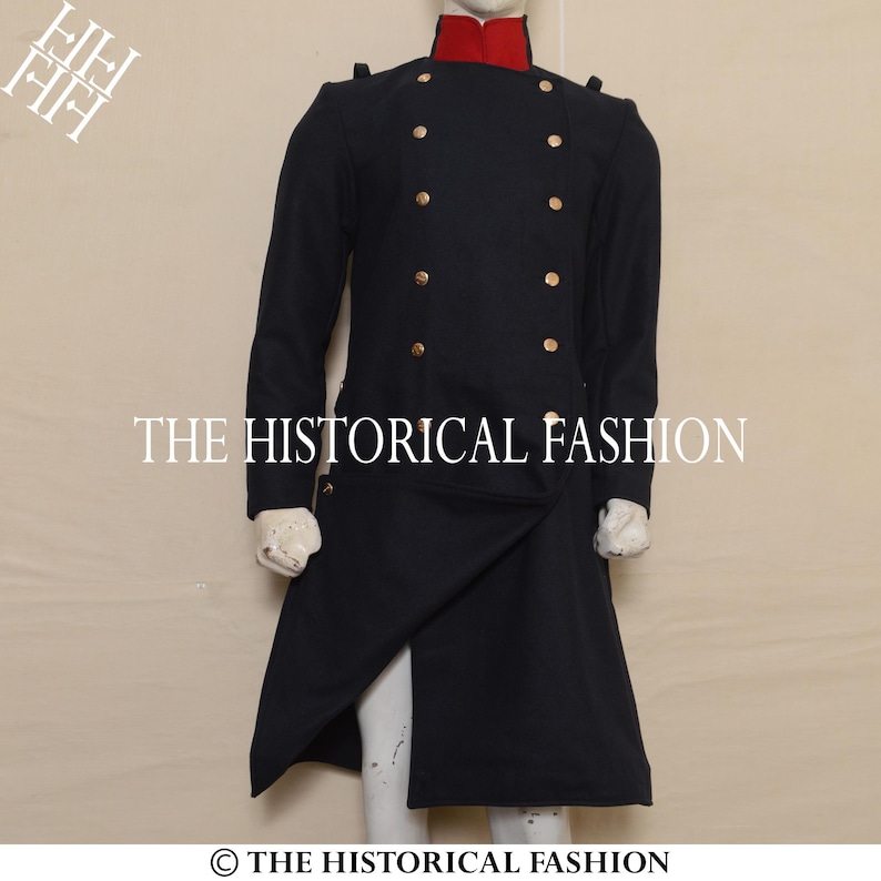 Navy Blue French Uniform, French Infantry Overcoat, French Uniform ...