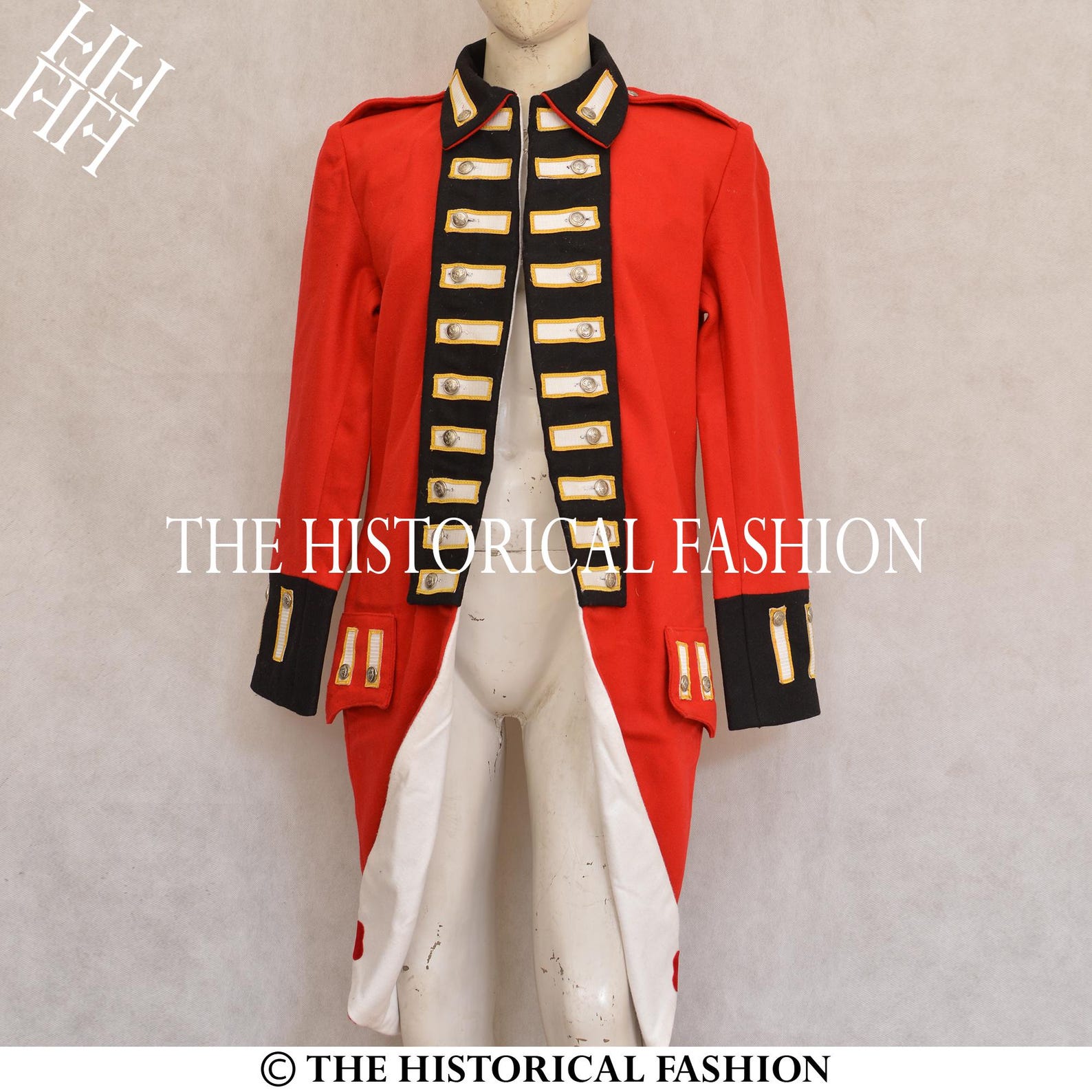 New Men Revolutionary War Jacket, British Sergeant Coats, British Red ...